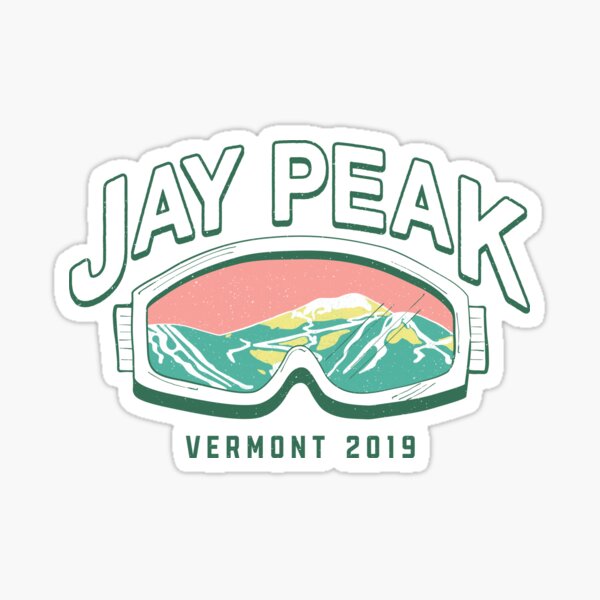 "Jay Peak Ski Vermont" Sticker for Sale by JennTenn | Redbubble