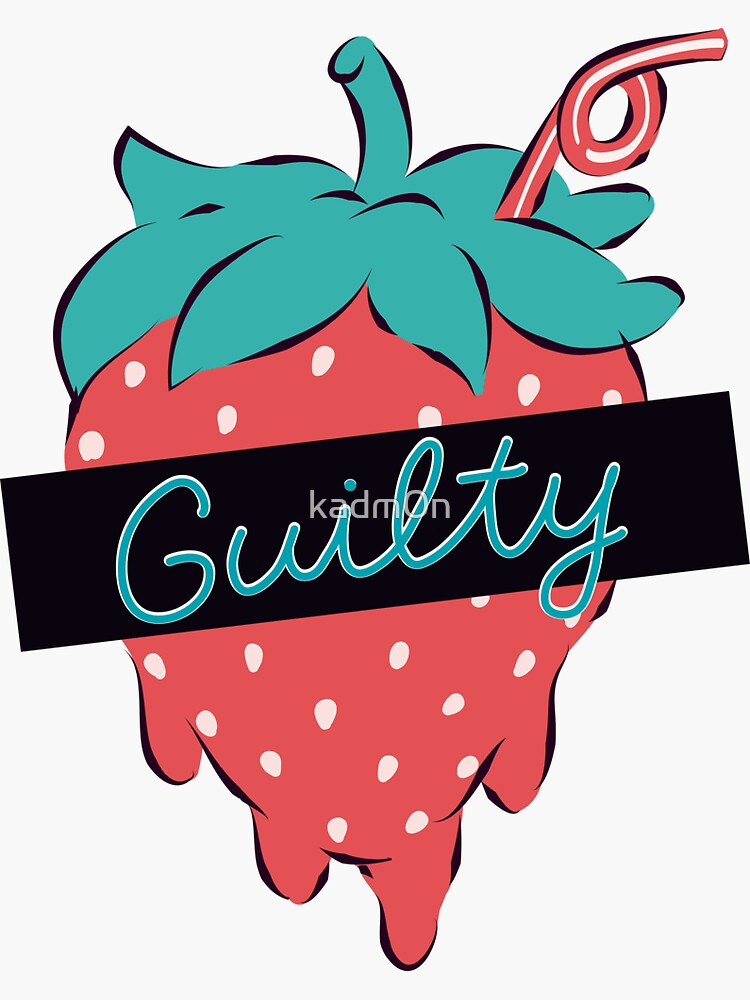 "Guilty" Sticker for Sale by kadm0n | Redbubble