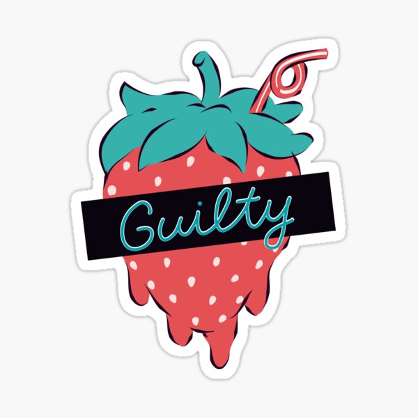 "Guilty" Sticker for Sale by kadm0n | Redbubble