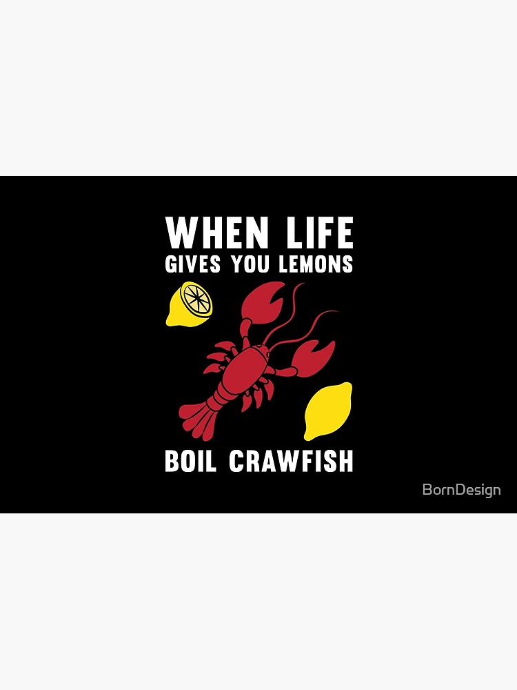 "Crayfish Shrimp Lobster Shrimp Funny Sayings" Zipper Pouch by ...