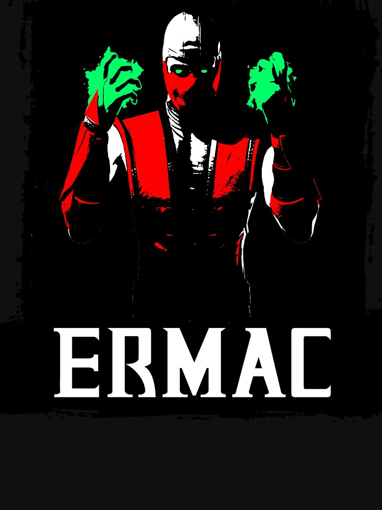 "Mortal Kombat Ermac" T-shirt for Sale by AJTheSnowMan | Redbubble ...