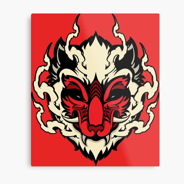 Demon Wolf Metal Prints | Redbubble