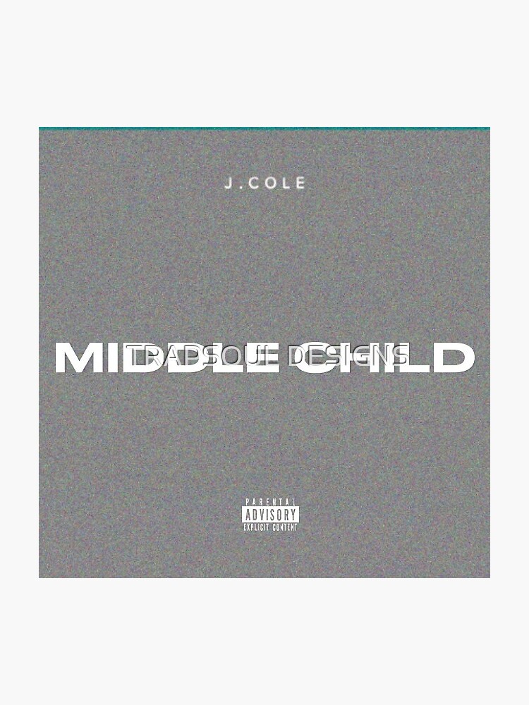 "Middle Child" Sticker by cautioneric | Redbubble