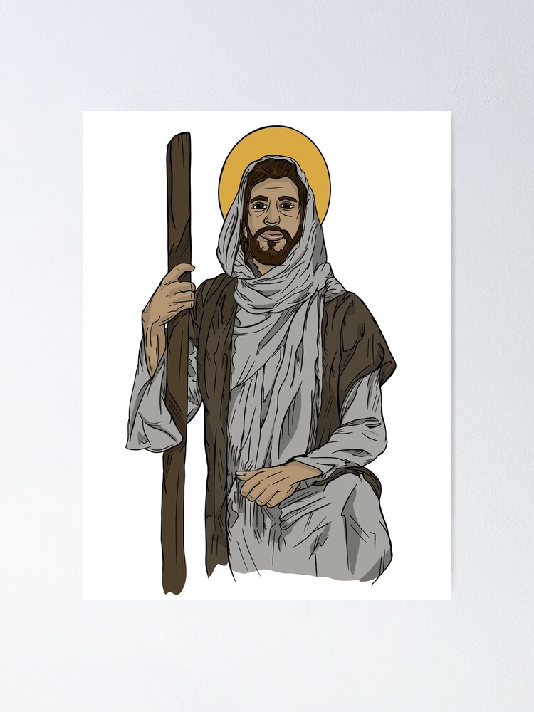 "Jesus of Nazareth" Poster for Sale by EarthEnso | Redbubble