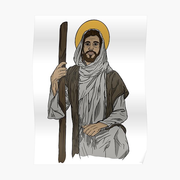 "Jesus of Nazareth" Poster for Sale by EarthEnso | Redbubble