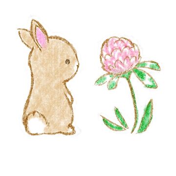 "Clover Bunny" Sticker for Sale by BonBonBunny | Redbubble