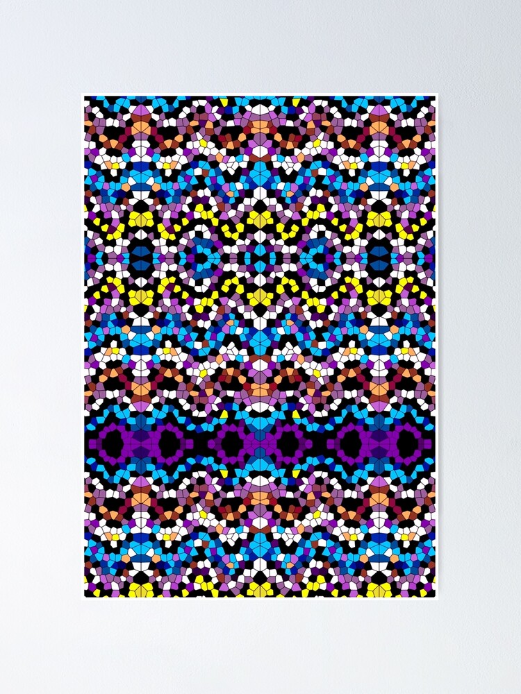 "Aztec Mosaic Texture" Poster for Sale by Medusa81 | Redbubble