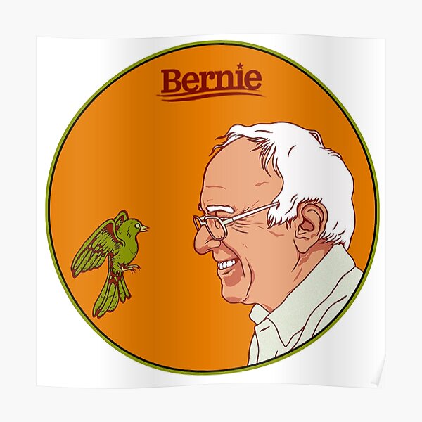 "Birdie Sanders" Poster for Sale by sophiapetrillo | Redbubble