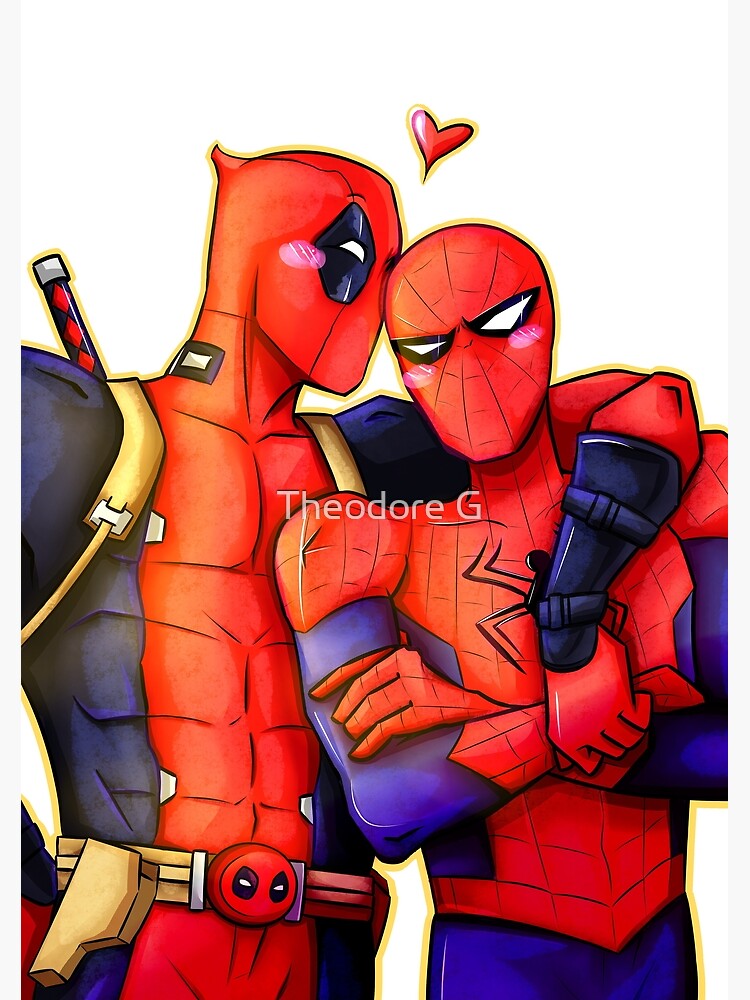 "Spideypool" Poster by Syrup-inks | Redbubble