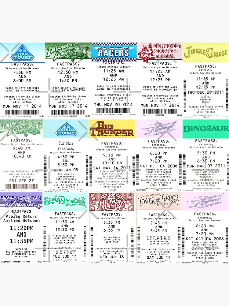 "Fast Pass" Sticker for Sale by Disney1955Fan | Redbubble