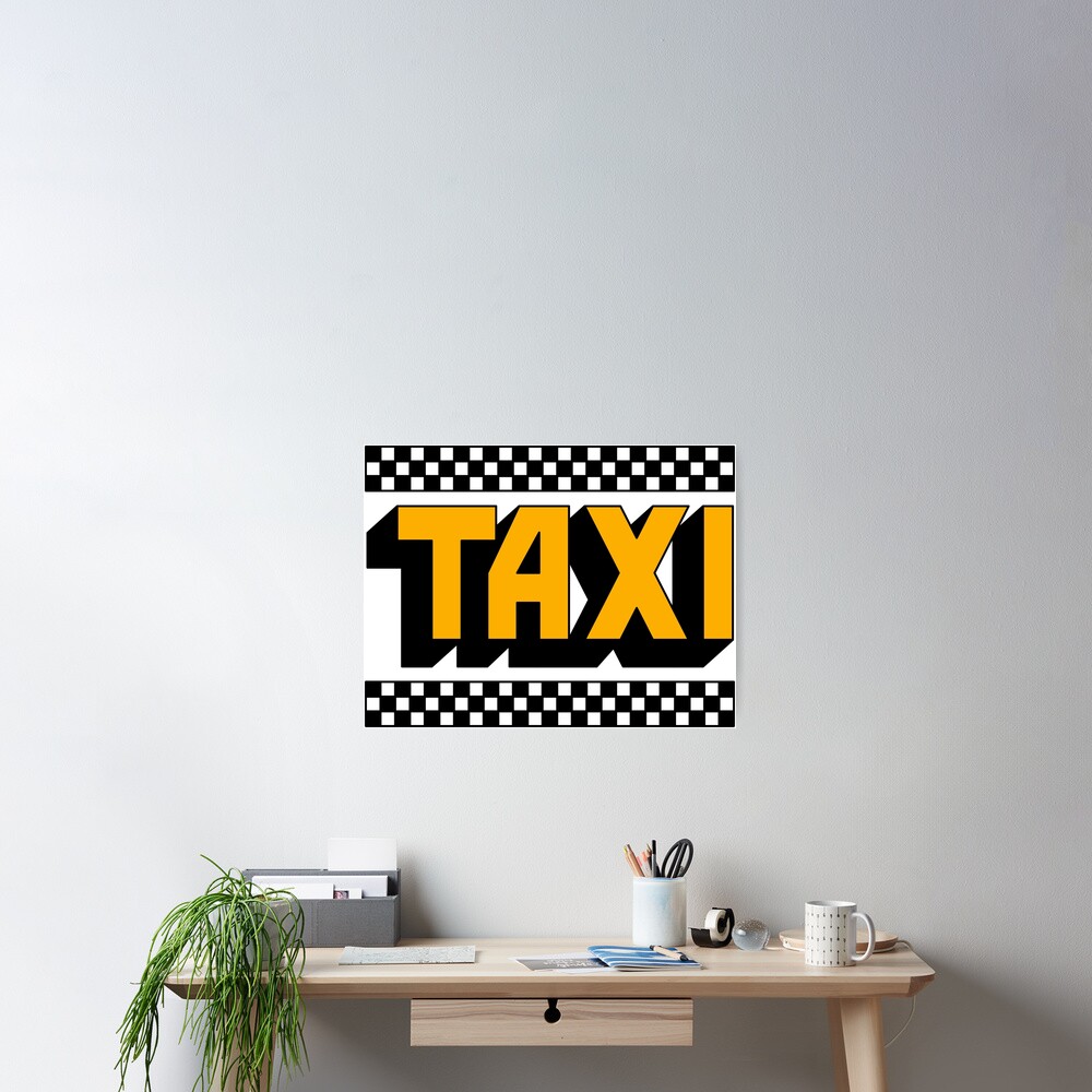 "Taxi - Classic 70's and 80's T.V. Show" Poster for Sale by Jamie-Cross ...