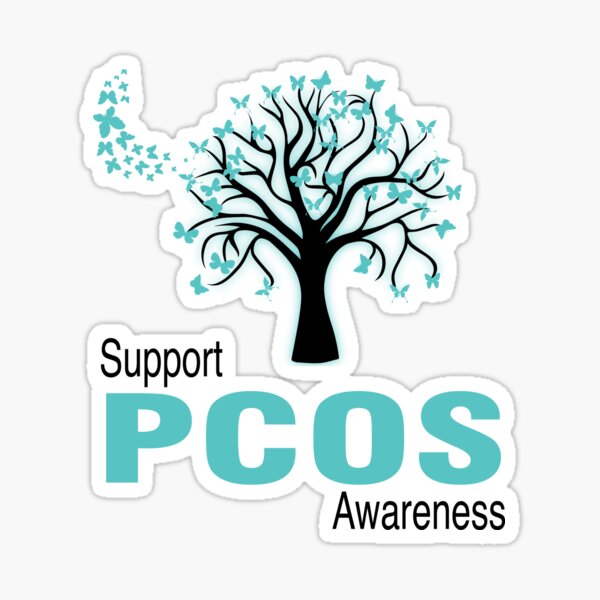 "Pcos Awareness " Sticker for Sale by PopArtDesigns | Redbubble