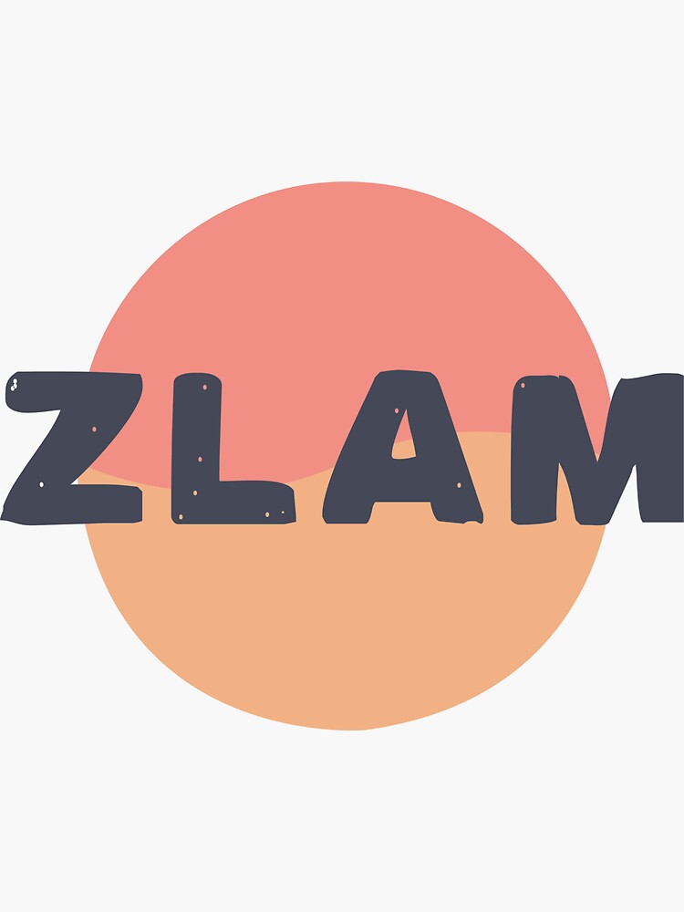 "zlam sticker" Sticker for Sale by attractivemilk | Redbubble