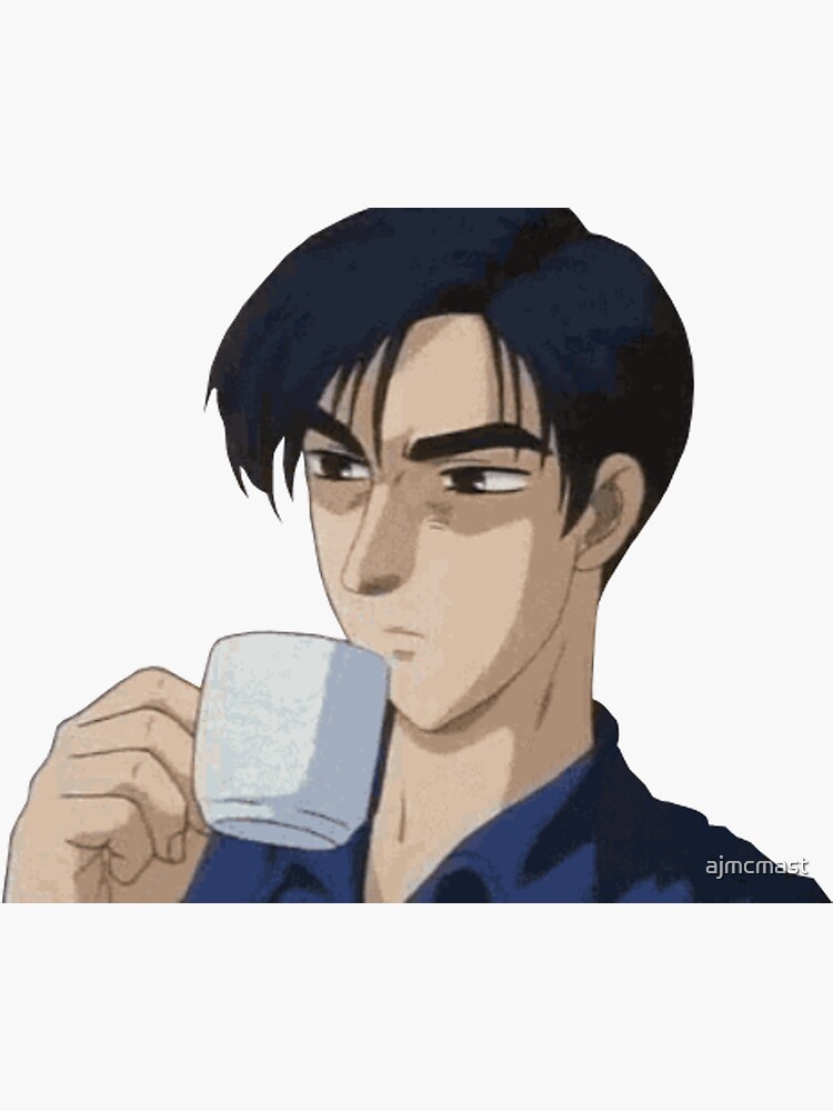 "Ryosuke Coffee" Sticker for Sale by ajmcmast | Redbubble