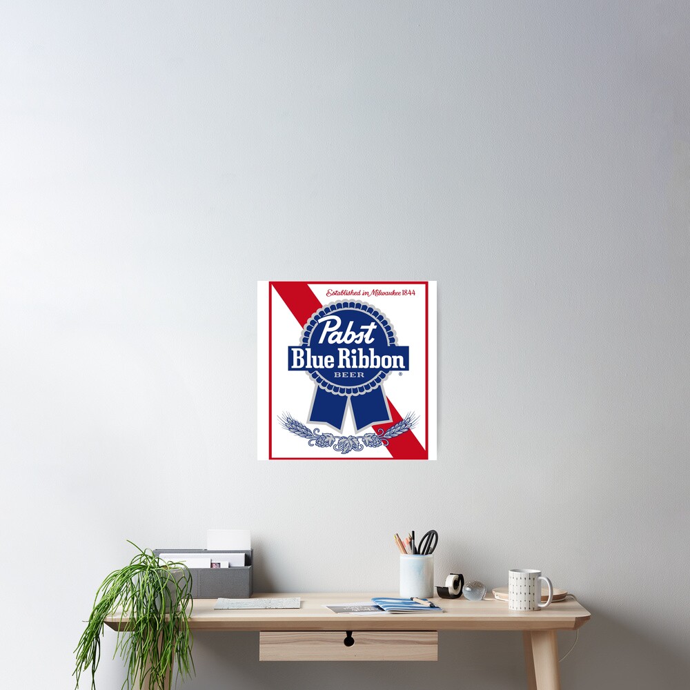 "Pabst Blue Ribbon" Poster by redgui1 | Redbubble