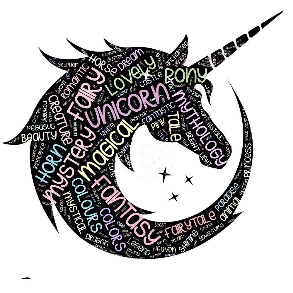 "Unicorn Cloud Word Design Unicorn T Shirt" by edijanegame | Redbubble