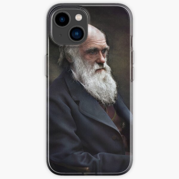"Charles Darwin 1874 Colorized" iPhone Case for Sale by KAI-Studio ...