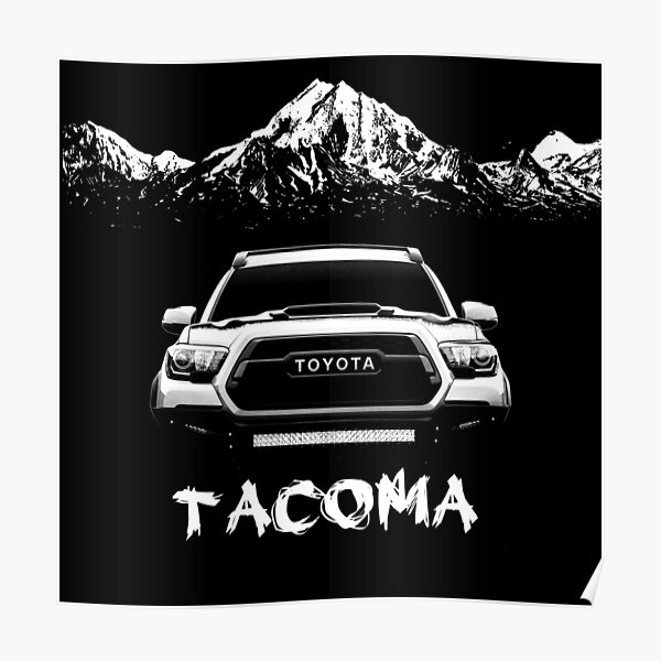 "tacoma 4wd toyota trd" Poster for Sale by thediff1985 | Redbubble
