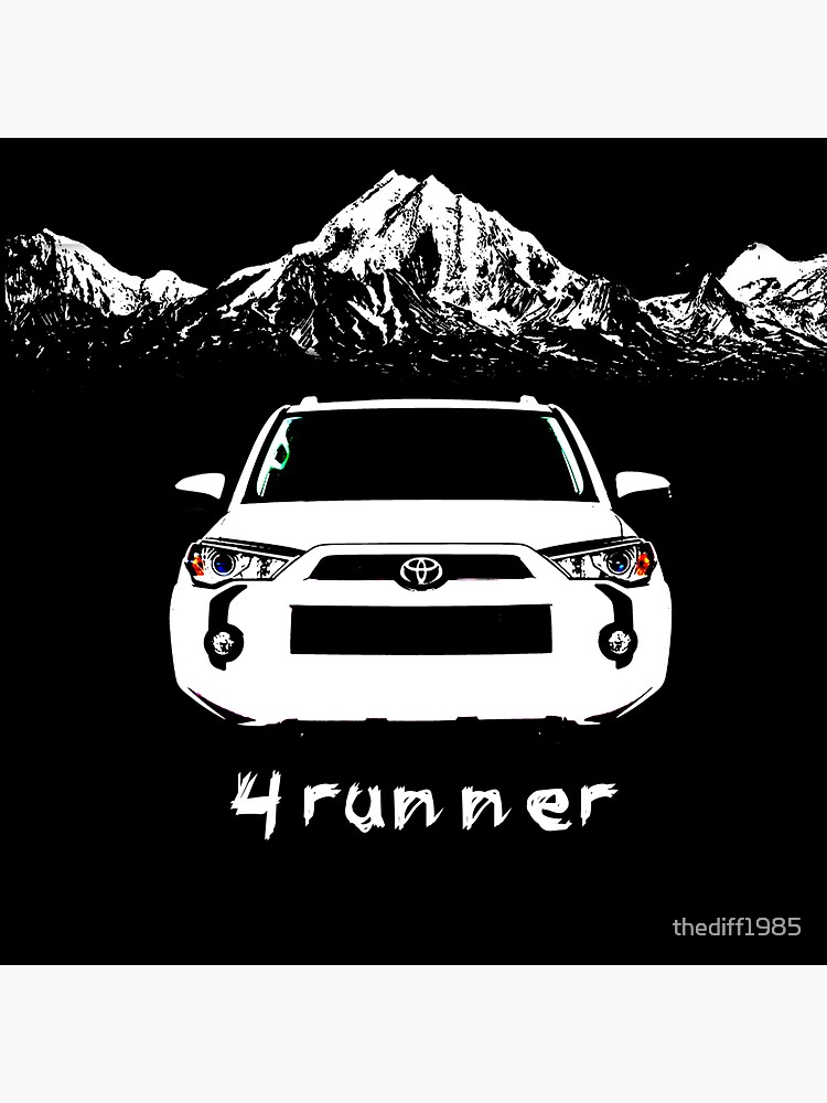 "4runner toyota 4wd " Sticker for Sale by thediff1985 | Redbubble