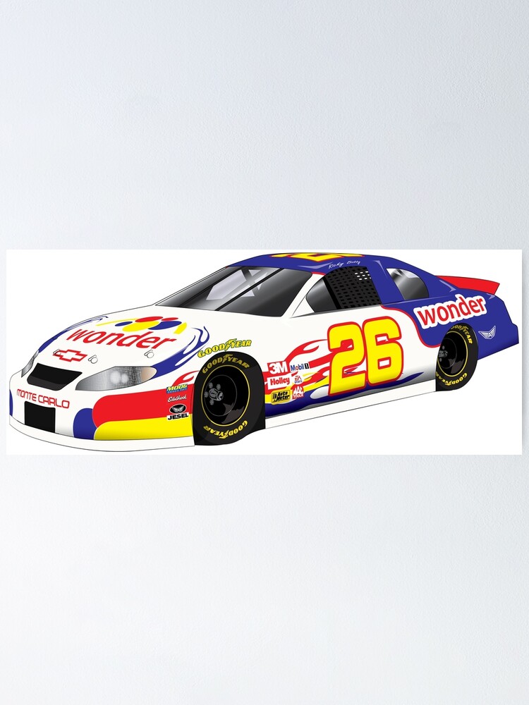 "Ricky Bobby's Wonderbread Car" Poster for Sale by ArielAutoArt | Redbubble