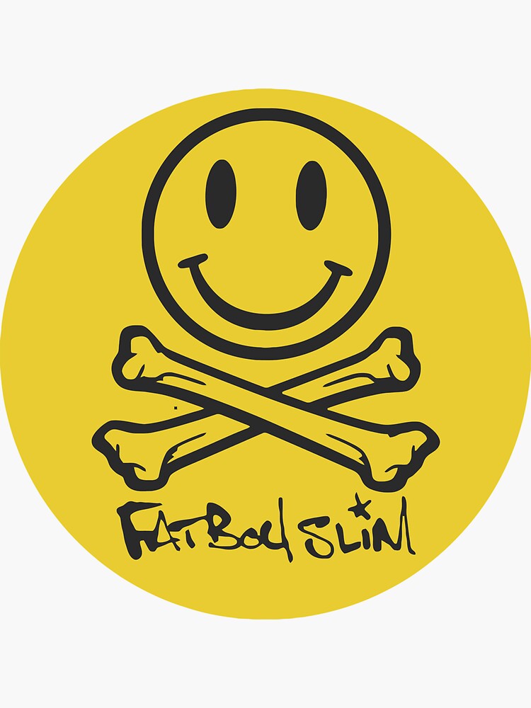 "fatboy slim" Sticker for Sale by padimina | Redbubble