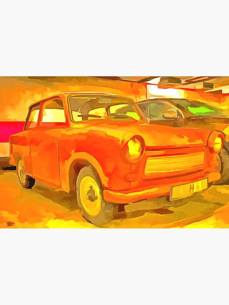"Trabant Pop Art" Sticker for Sale by bejacs | Redbubble