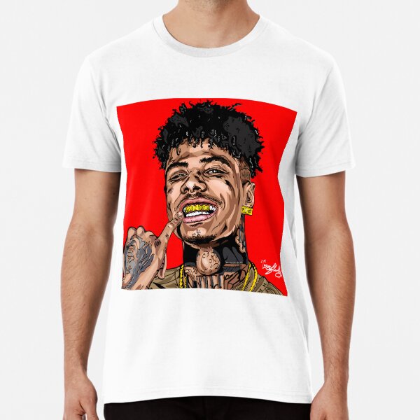 "Blue Face " T-shirt for Sale by vraredesign | Redbubble | blueface t ...