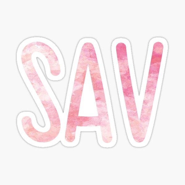 Sav Stickers | Redbubble