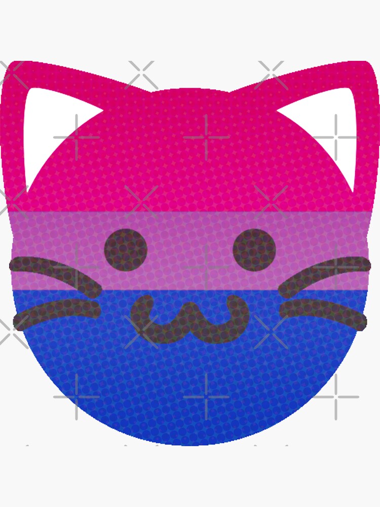 "Bi Pride Cat" Sticker for Sale by oriented | Redbubble