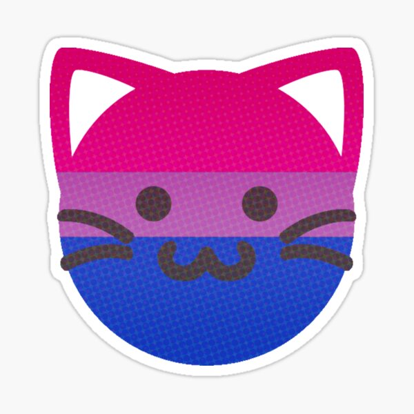 "Bi Pride Cat" Sticker for Sale by oriented | Redbubble