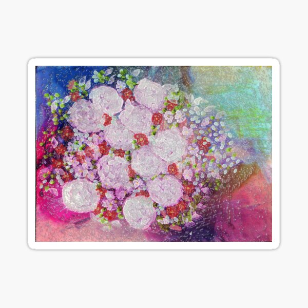 "Flowers, Flowers, and Flowers. " Sticker for Sale by dtwright | Redbubble