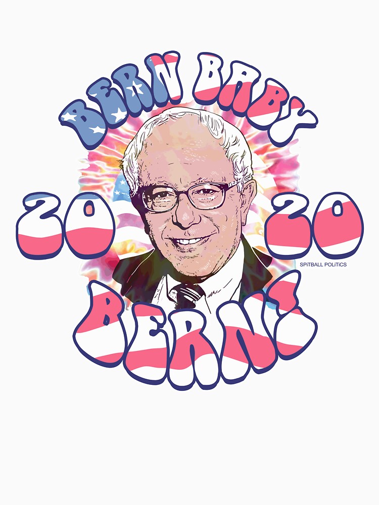 "Bern Baby Bern Bernie Sanders 2020" T-shirt by Buttonzup | Redbubble ...