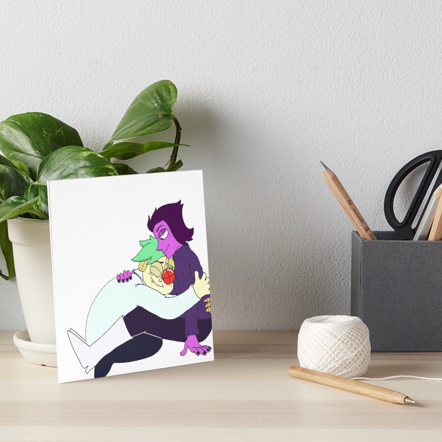 "Professor Venomous and Lord Boxman" Art Board Print by spoonzie ...