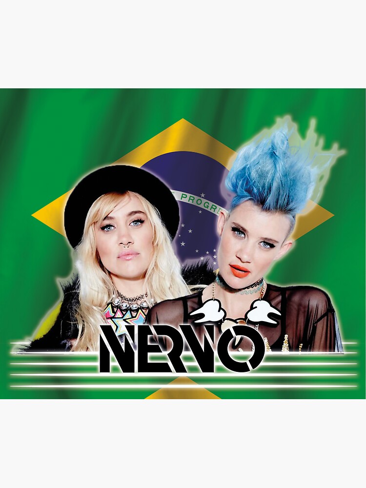 "Nervo" Sticker by French-Kiss | Redbubble
