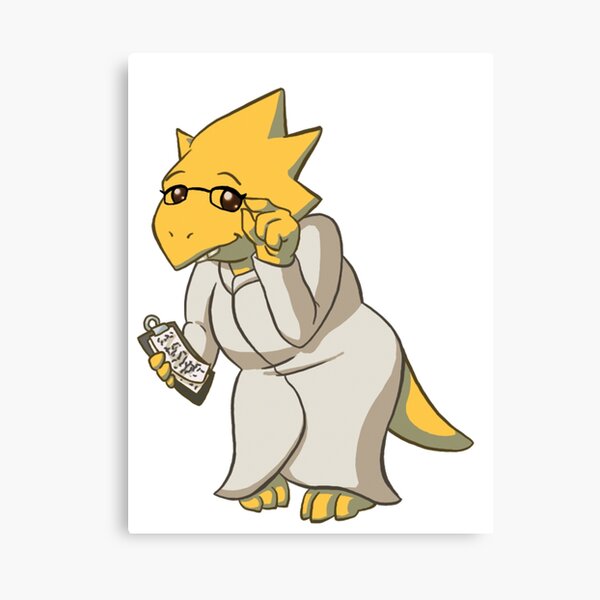 Alphys Canvas Prints | Redbubble