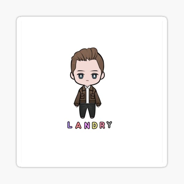 "Oppa General Landry" Sticker by missykala | Redbubble