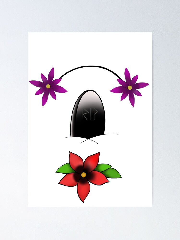 "Traditional RIP" Poster for Sale by nicolexzo | Redbubble