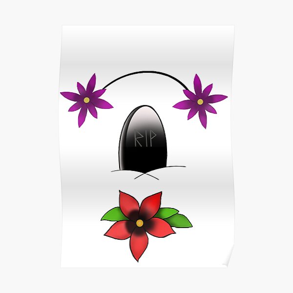 "Traditional RIP" Poster for Sale by nicolexzo | Redbubble