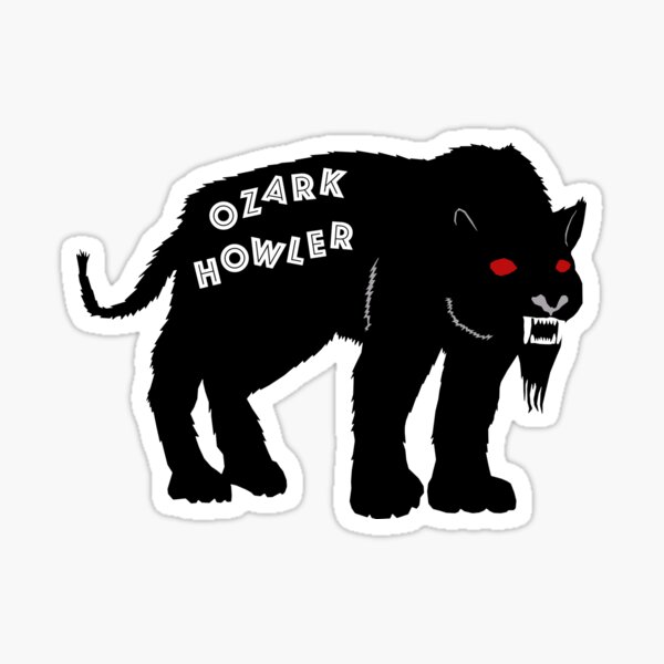 "Ozark Howler Monster" Sticker for Sale by irregulargoods | Redbubble