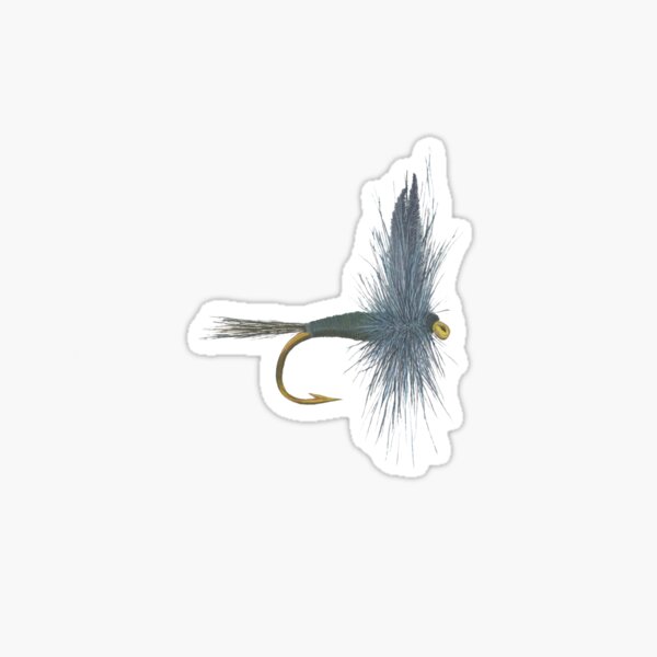 "Dark Hendrickson Dry Fly" Sticker for Sale by garrettsgardens | Redbubble
