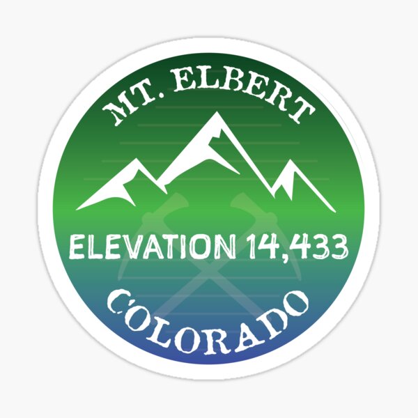 Mt Elbert Stickers | Redbubble