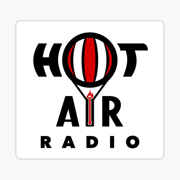 "Hot Air Radio (Logo)" Sticker for Sale by Kontrolpian | Redbubble