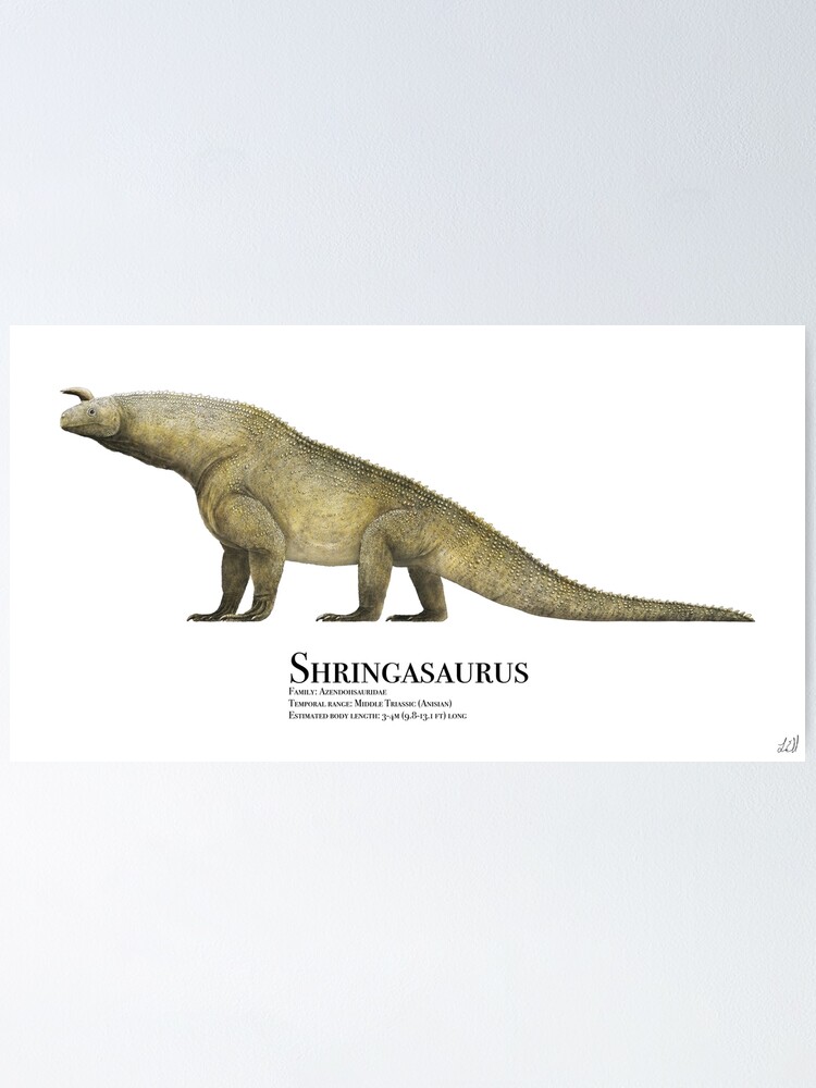 "Shringasaurus" Poster by liamelward | Redbubble