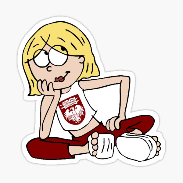 "UCHICAGO LIZZIE" Sticker for Sale by christikdesigns | Redbubble