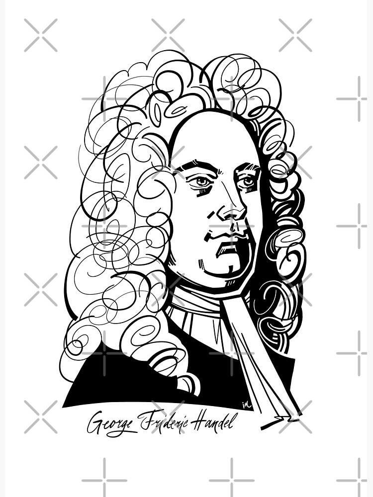 "George Frideric Handel" Art Print by irinaivanova | Redbubble