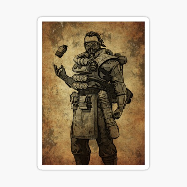 "Apex Legends - Caustic" Sticker for Sale by boothilldesigns | Redbubble