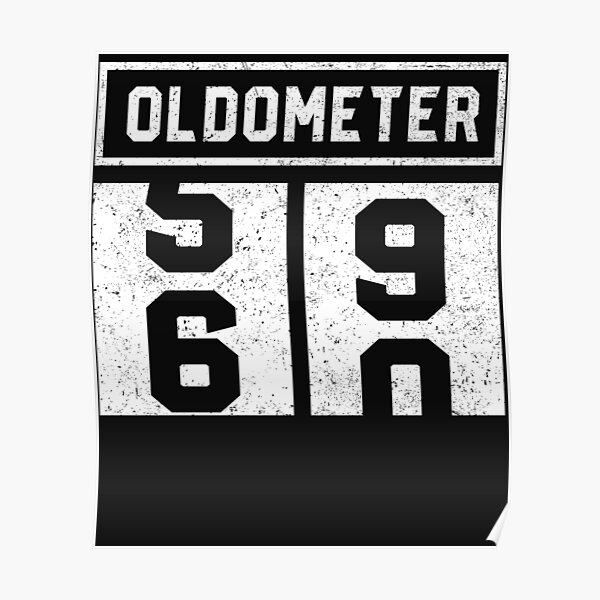 "Oldometer - Oldo meter" Poster by dtino | Redbubble