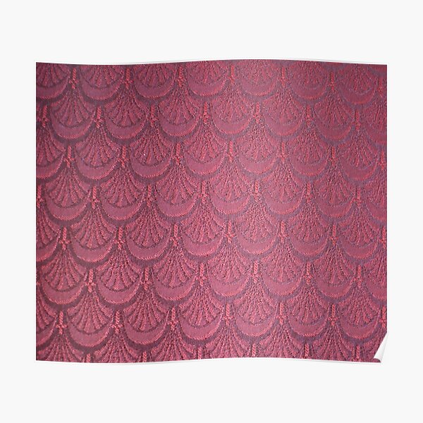 "Fancy Red Fabric" Poster by LOGANMCCARTHY | Redbubble
