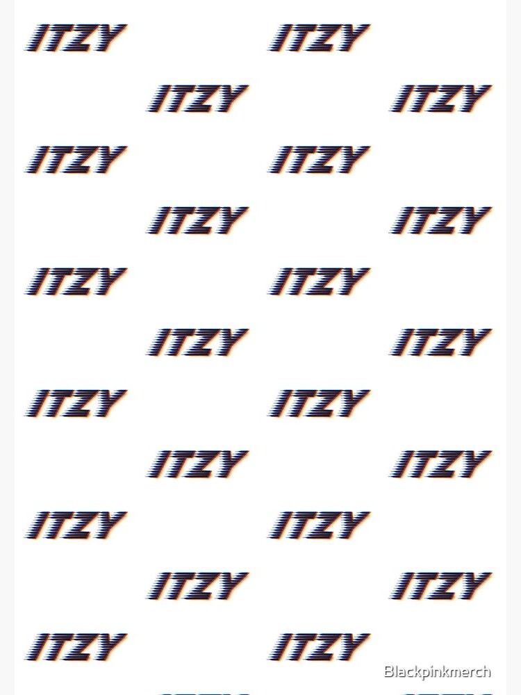 "ITZY Logo design" Spiral Notebook by Blackpinkmerch | Redbubble