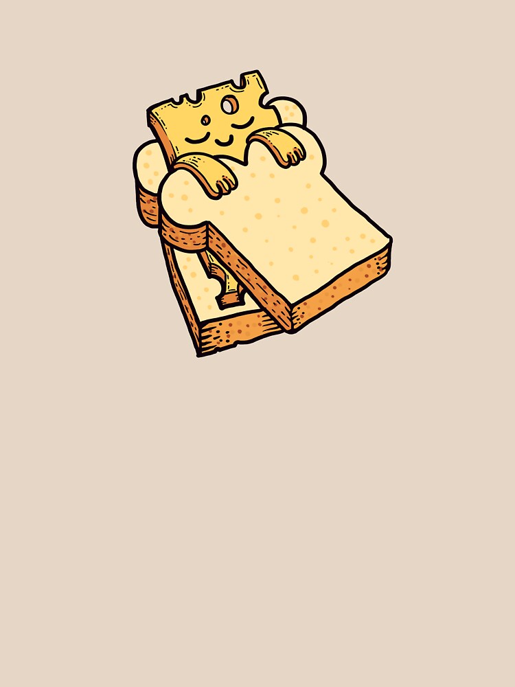 "Sleepy Cheesy" T-shirt by fabric8 | Redbubble | cheese t-shirts - food ...